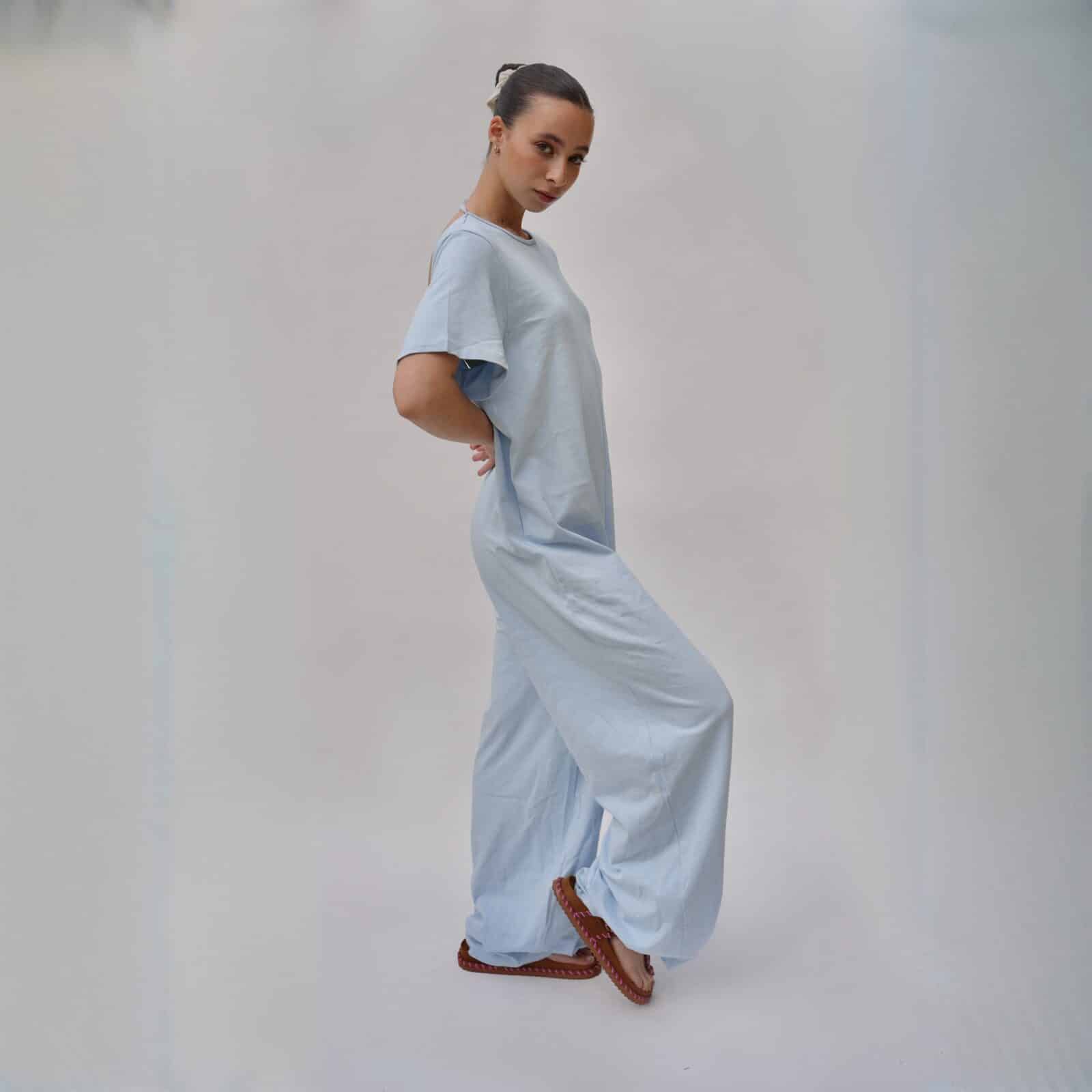 Overall Marie - Light Blue - TURI - מותג אופנה אונליין